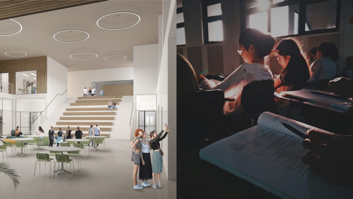 Rajamäen kampuksen rungon betonielementit Consolis Parmalta - Parma ...