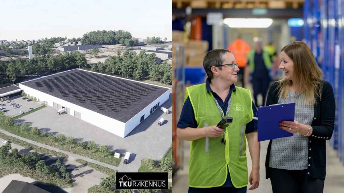 Leilimaan Portti -toimitilarakennuksen betonielementit Consolis ...